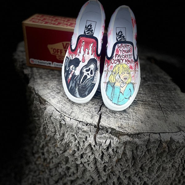 Hand Painted Vans - Etsy