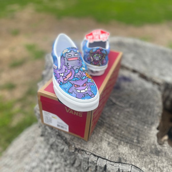 Hand Painted Vans - Etsy