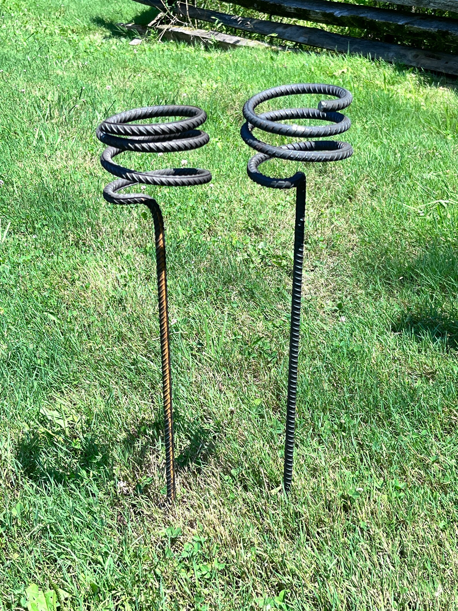 2 Handcrafted Rebar Drink Holder Rustic Elegance:a Unique - Etsy