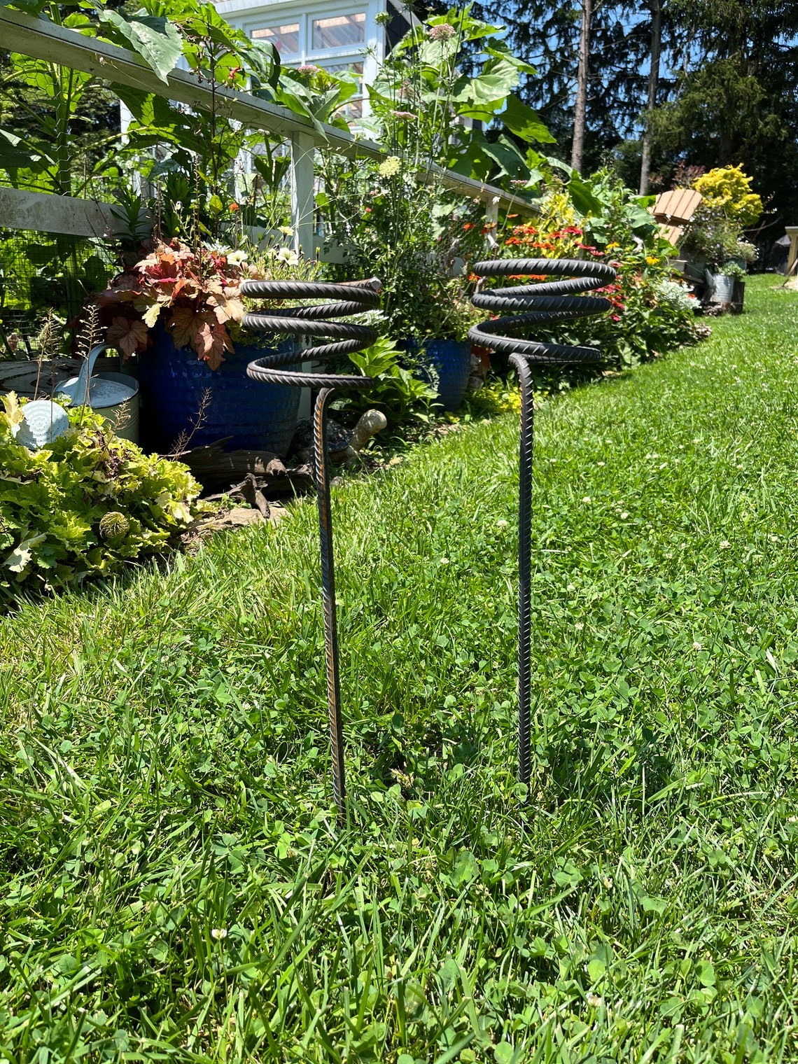 2 Handcrafted Rebar Drink Holder Rustic Elegance:a Unique - Etsy