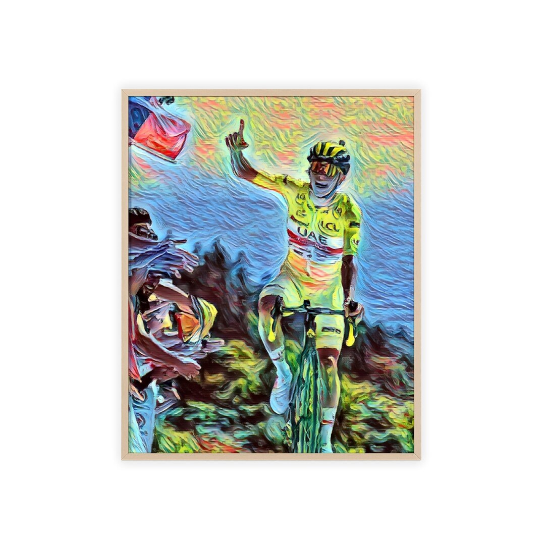 Cycling Poster Pogacar Digital Wall Art Sports Wall Art Decor - Etsy