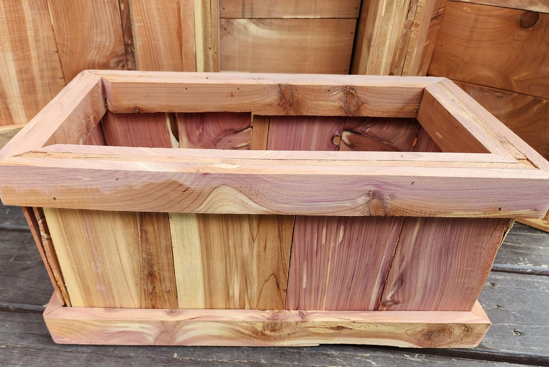 Arkansas Red Cedar Planter Boxes for Long Lasting Enjoyment - Etsy