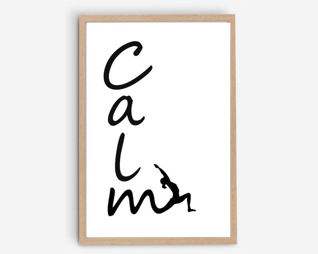 Printable Poster - Calm - Etsy