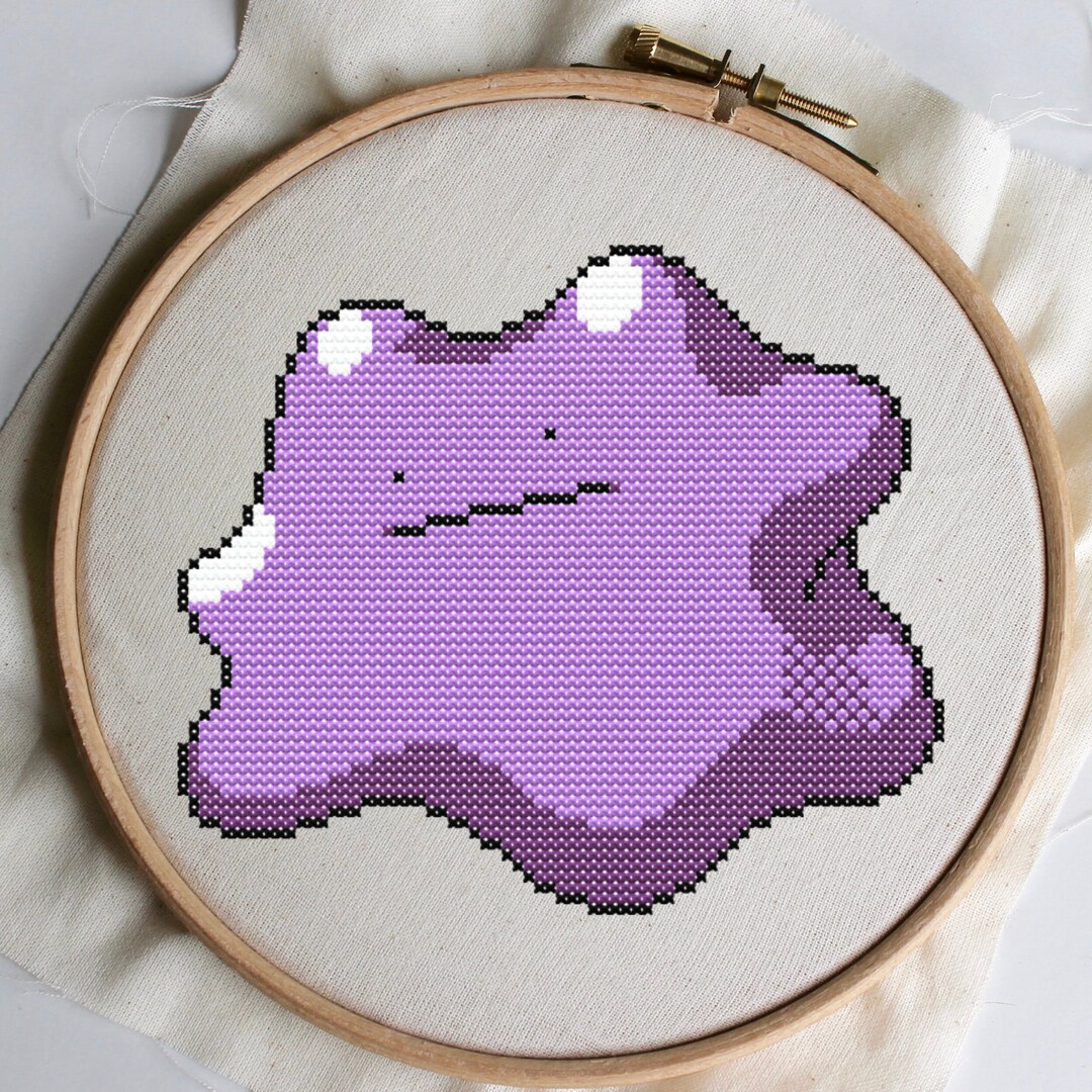 Pokemon Ditto Cross Stitch Pattern PDF Instant Download - Etsy