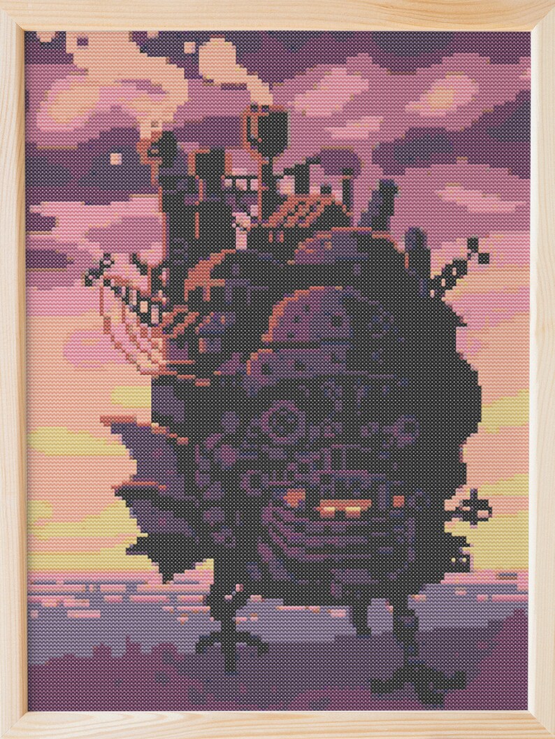 Howl's Moving Castle Cross Stitch Pattern Instant Download - Etsy