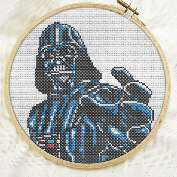Vader Cross Stitch - Etsy