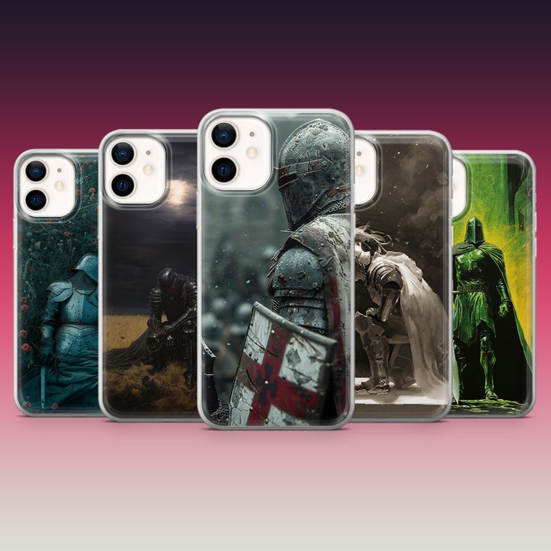 Knight Medieval Phone Case Fantasy Armour Cover for iPhone 17pro, 16 ...