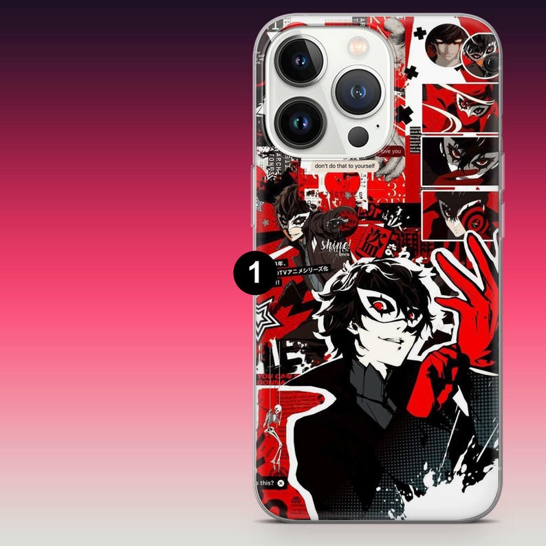 Persona 5 Phone Case Phantom Merch Cover for iPhone 17pro, 16, 15 , 14 ...
