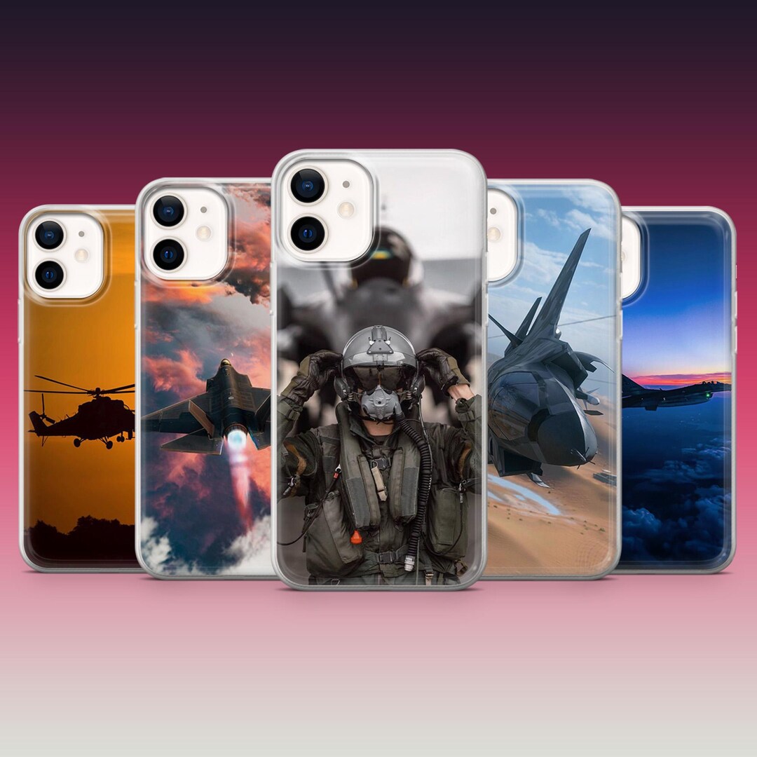 Fighter Jet Phone Case Wanderlust Aircraft Cover for iPhone 17pro, 16 ...