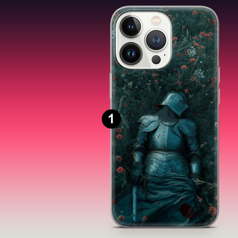 Knight Medieval Phone Case Fantasy Armour Cover for iPhone 17pro, 16 ...