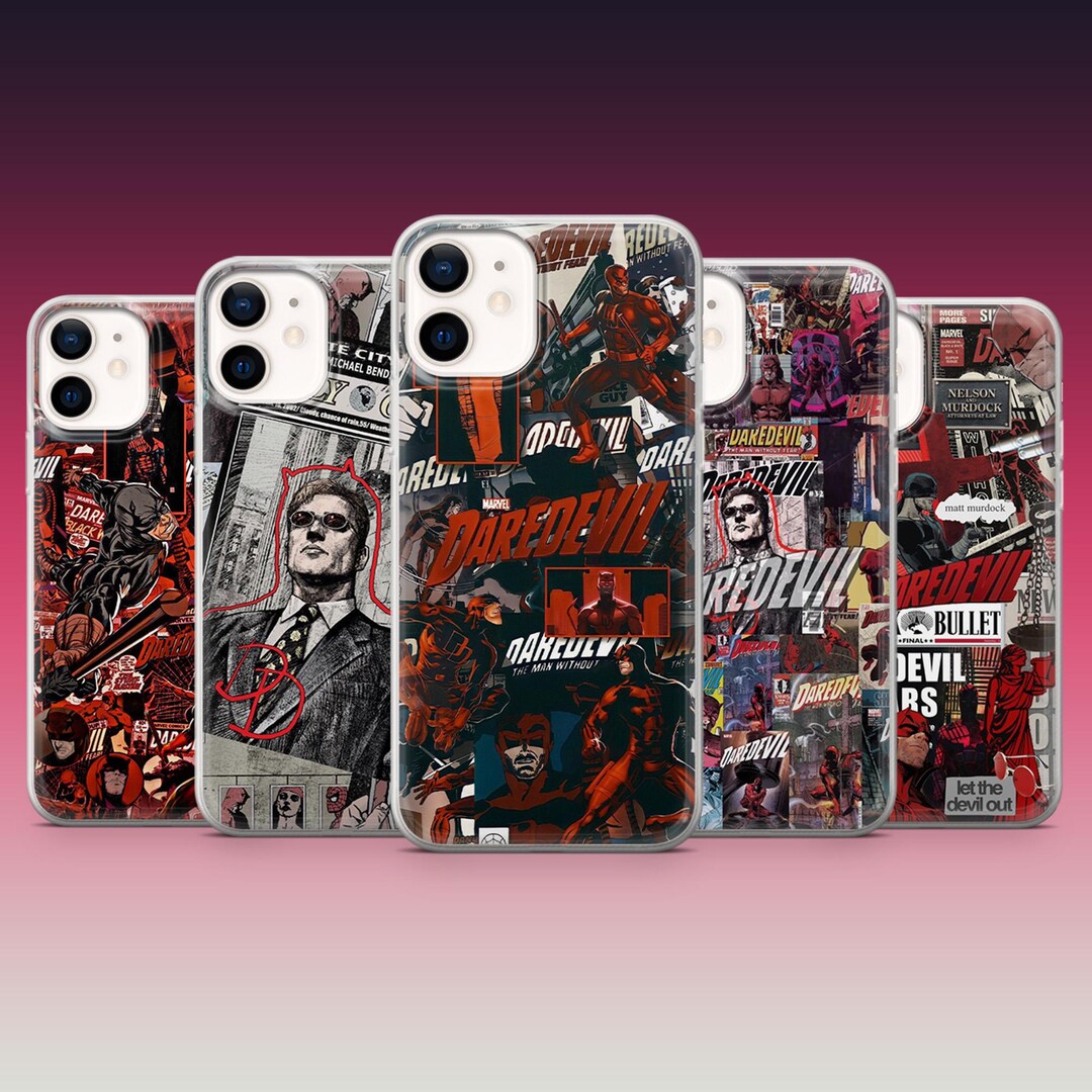 Daredevil Phone Case Matt Murdock Hero Cover for iPhone 17pro, 16, 15 ...