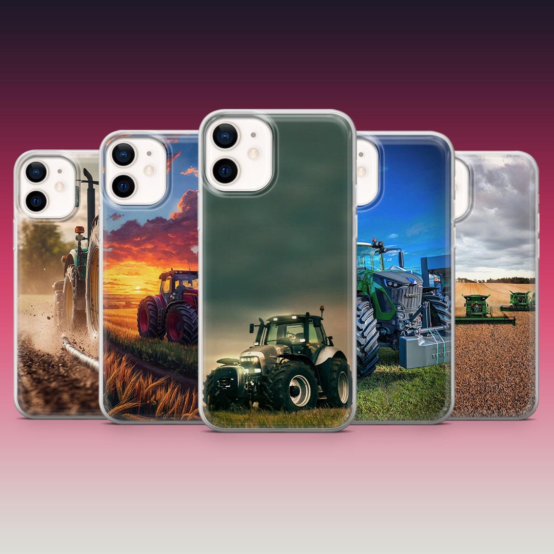 Farm Life Phone Case Tractor Agriculture Cover for iPhone 17pro, 16, 15 ...