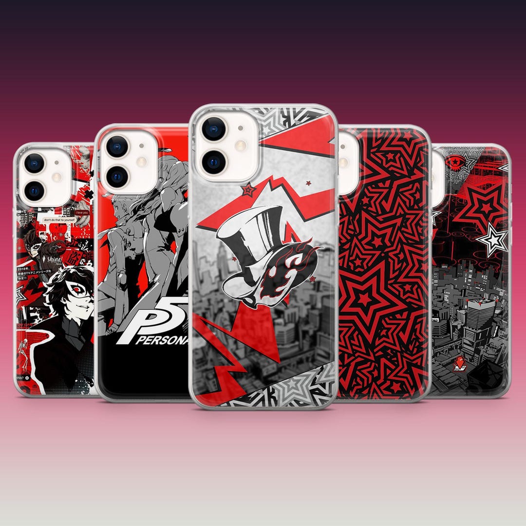 Persona 5 Phone Case Phantom Merch Cover for iPhone 17pro, 16, 15 , 14 ...