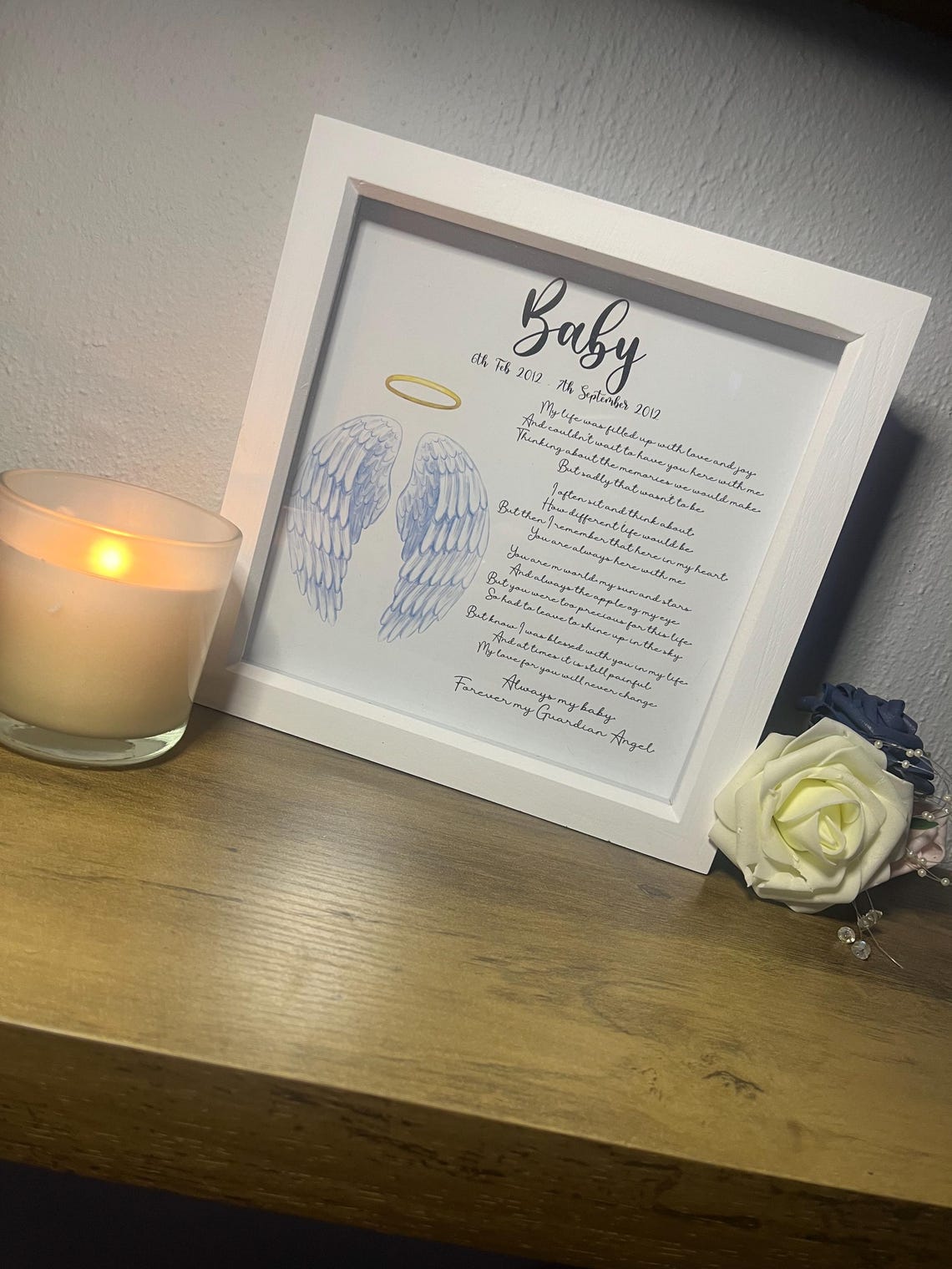 Baby and Child Memorial Box Frame - Etsy