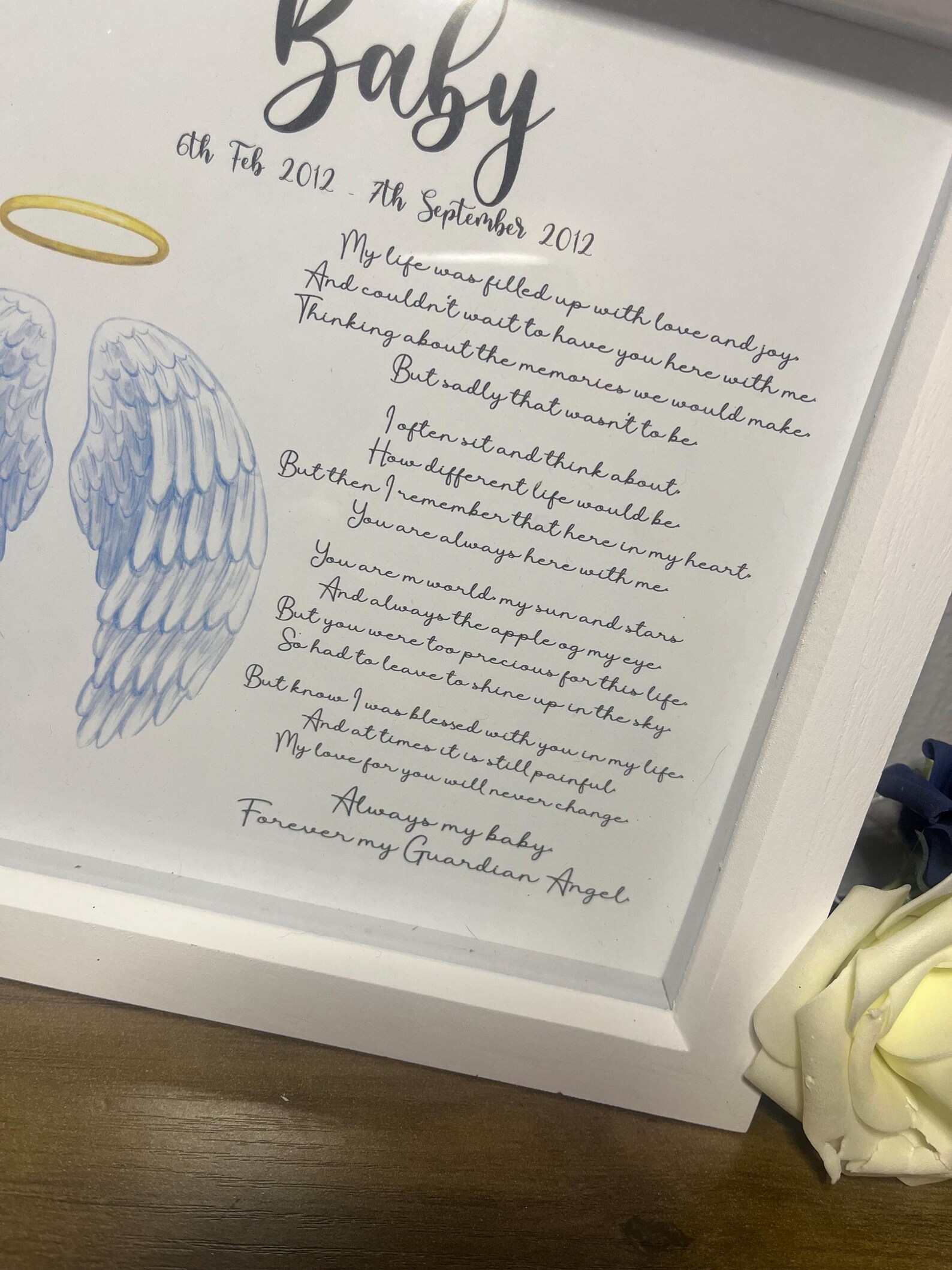 Baby and Child Memorial Box Frame - Etsy