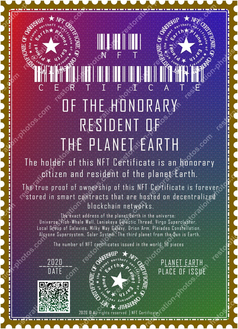 CERTIFICATE ǀ Digital Documents ǀ the Best Gift for All Occasions ǀ VIP ...