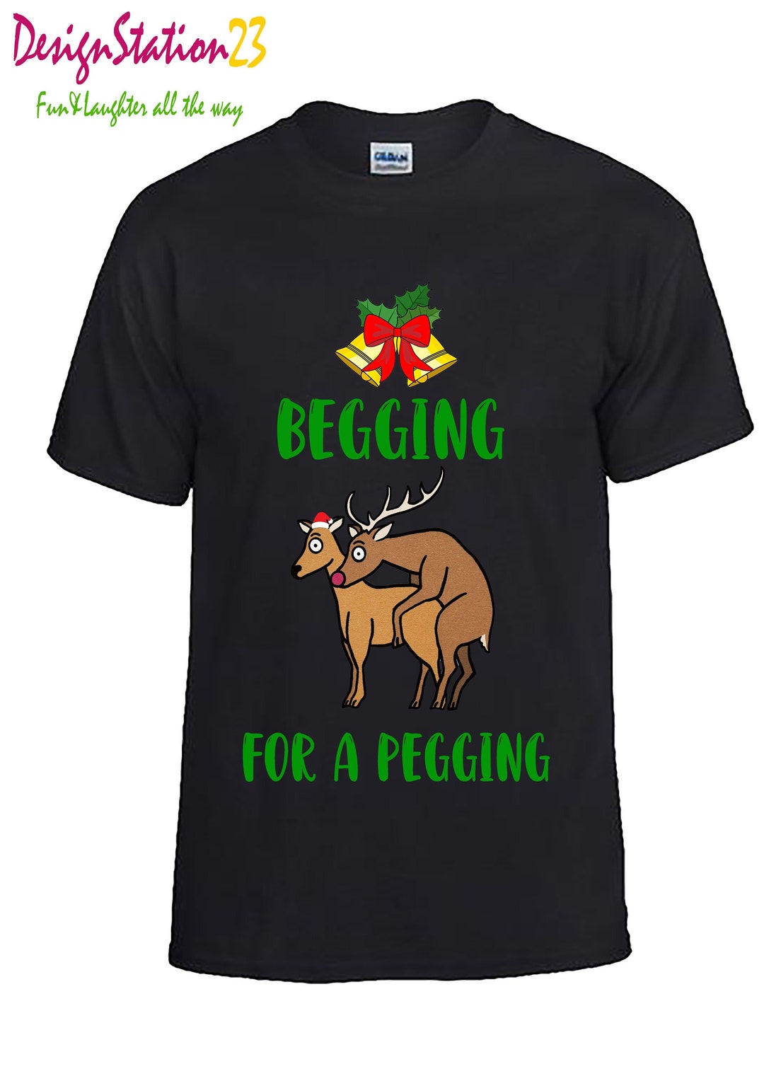 Begging for A Pegging Fun/novelty/rude/christmas Tshirt - Etsy