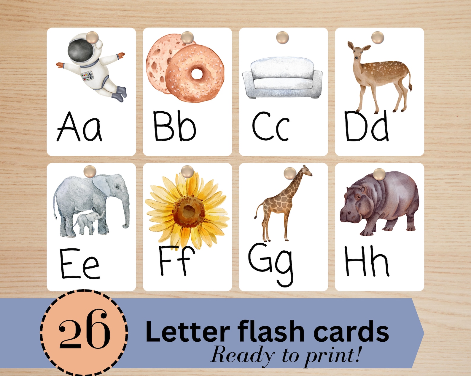 Learning Made Fun: Alphabet Flashcards for Kids Montessori Preschool ...
