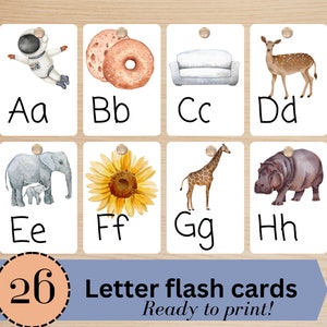 Learning Made Fun: Alphabet Flashcards for Kids Montessori Preschool ...
