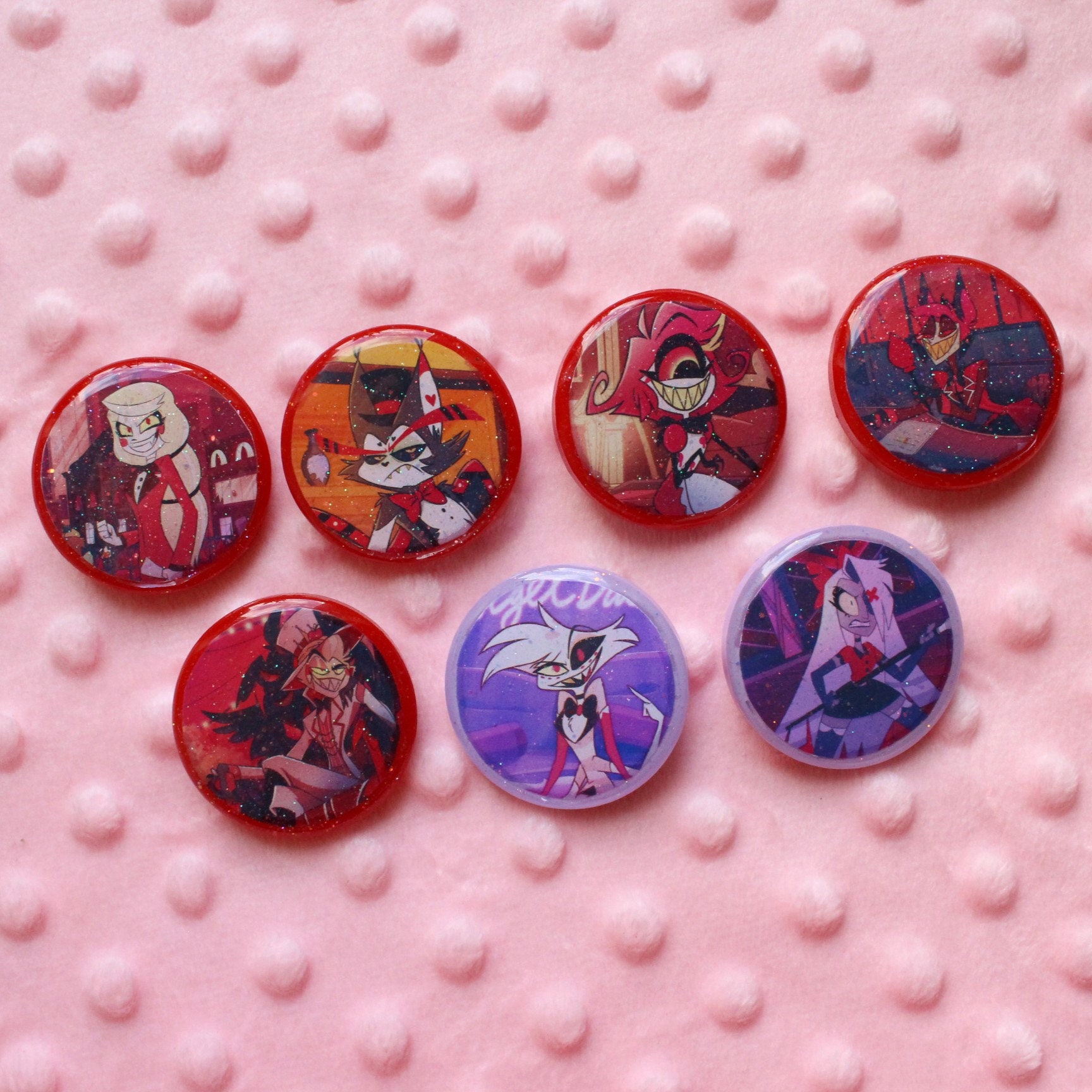Hazbin Hotel Resin Pins, Hazbin Hotel Pins, Hazbin Hotel Pin, Resin Pin ...