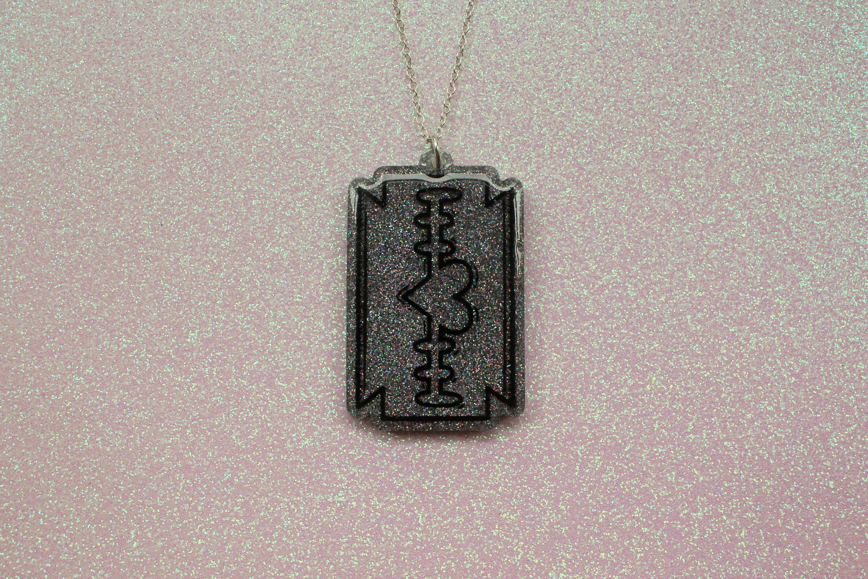 Razor Blade Necklace Hot Topic