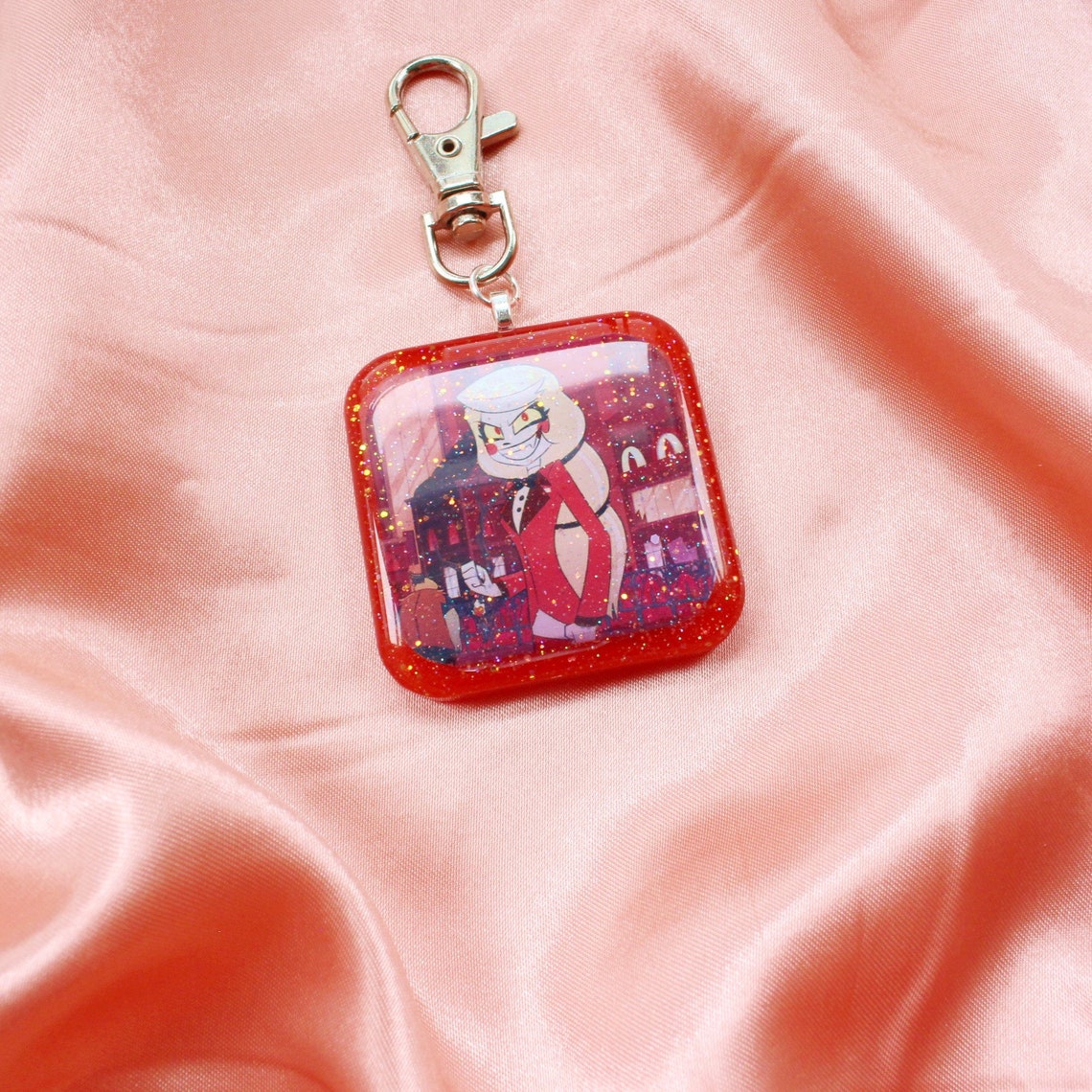B GRADE Hazbin Hotel Charlie Resin Keychain, Hazbin Hotel Charlie ...