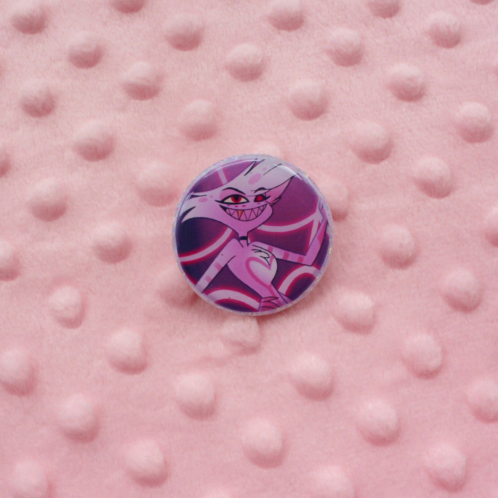 Hazbin Hotel Angel Dust Resin Pin, Angel Dust Pin, Hazbin Hotel Pin ...