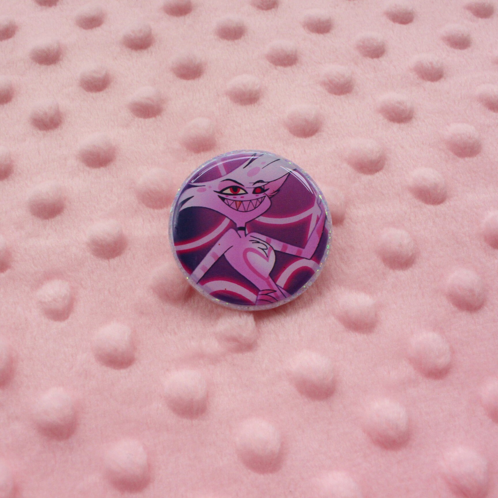 Hazbin Hotel Angel Dust Resin Pin, Angel Dust Pin, Hazbin Hotel Pin ...