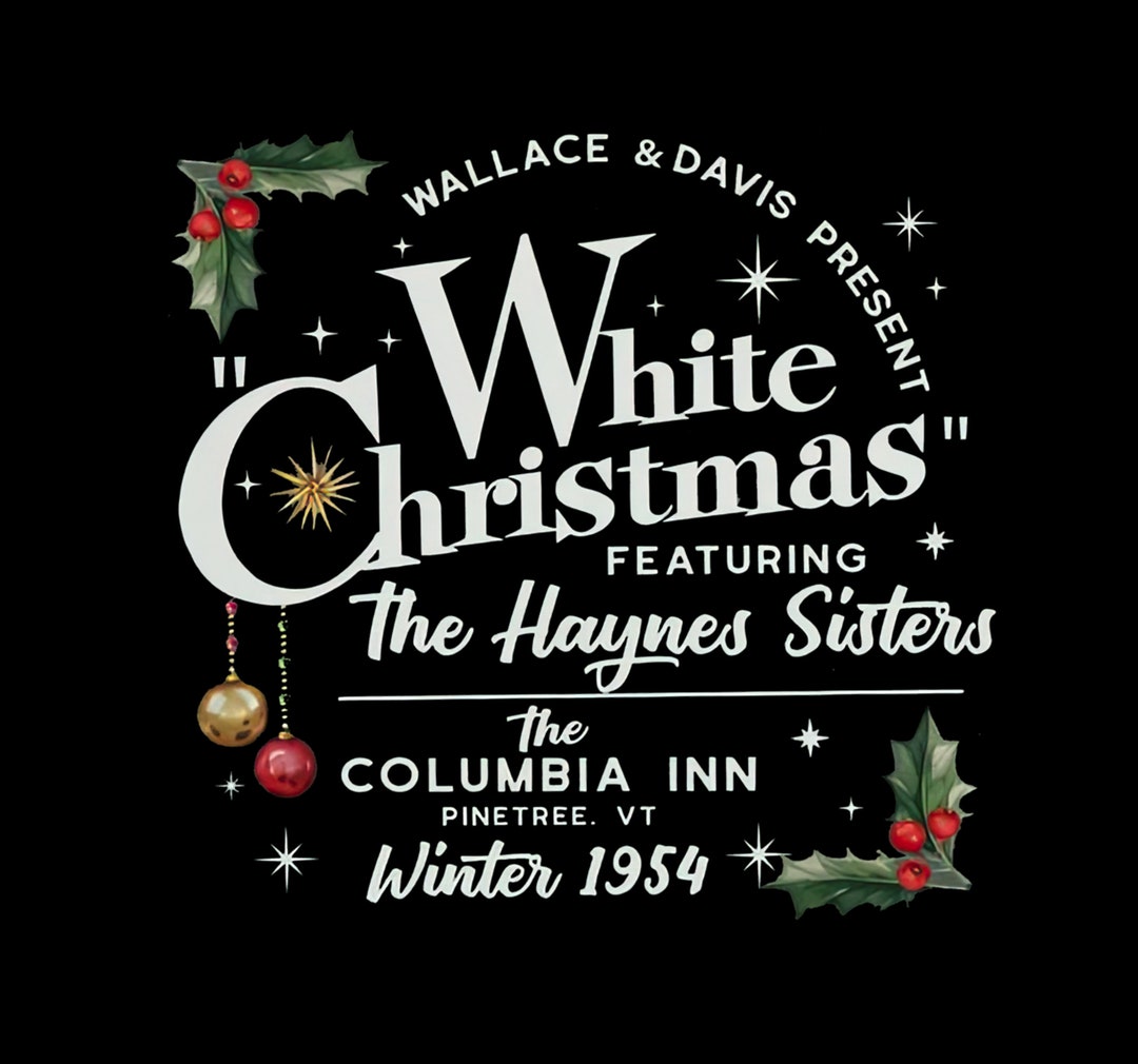 White Christmas Wallace and Davis Haynes Sister Png - Etsy