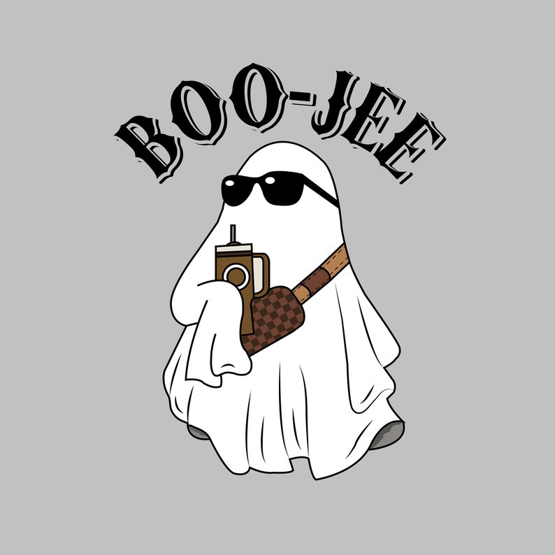 Boo Jee Png Boujee Funny Halloween Cute Boo Ghost Spooky Png - Etsy
