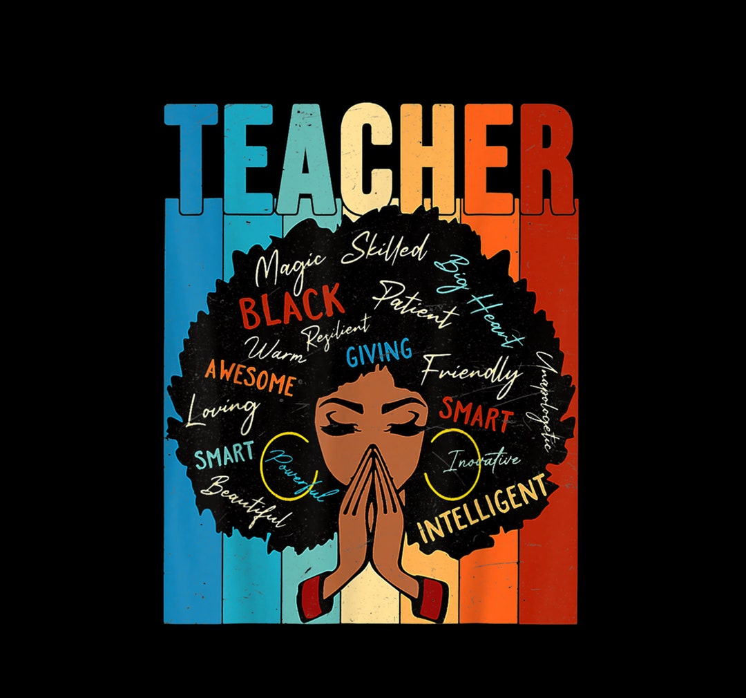 Teacher Png, Melanin Png, Black History Month Png - Etsy