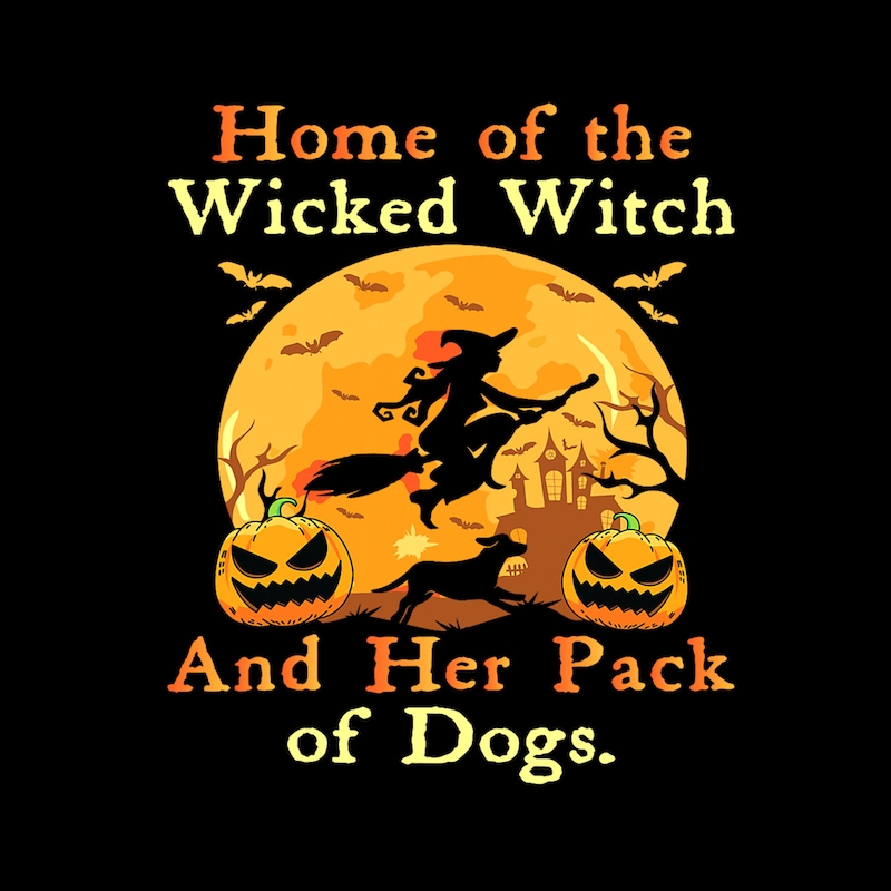 Wicked Witch and Dogs - Etsy