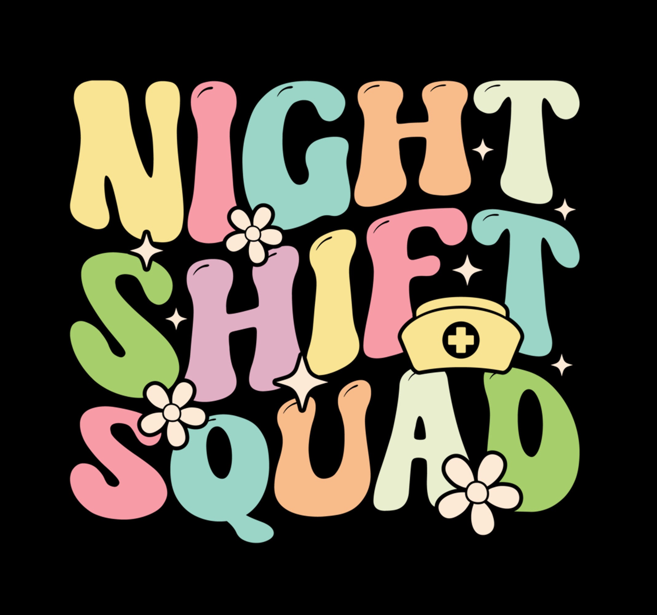 Night Shift Squad Png, Funny Nursing Rn Lpn Cna Owls Png, Night Shift ...