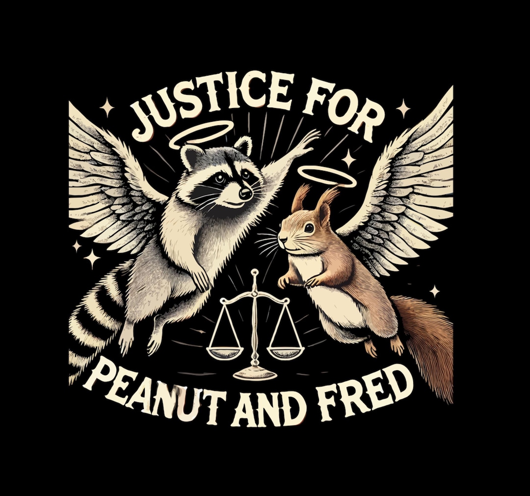 Justice for Peanut and Fred Png, Peanut Squirrel Fred Raccoon Png - Etsy
