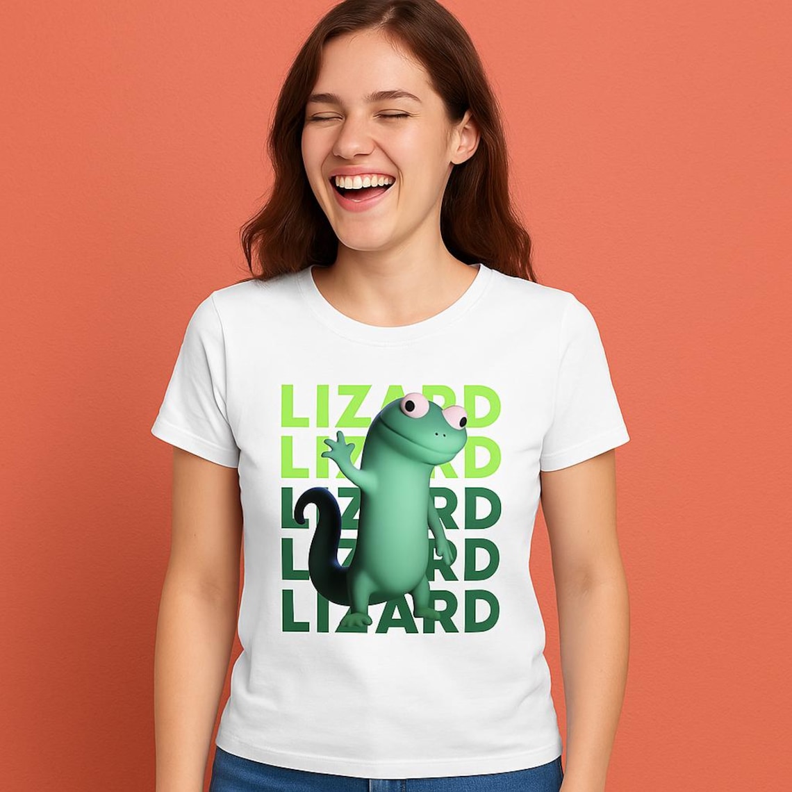Funny Weirdcore Lizard Meme PNG – Cute Quirky Animal Art for Women Men ...