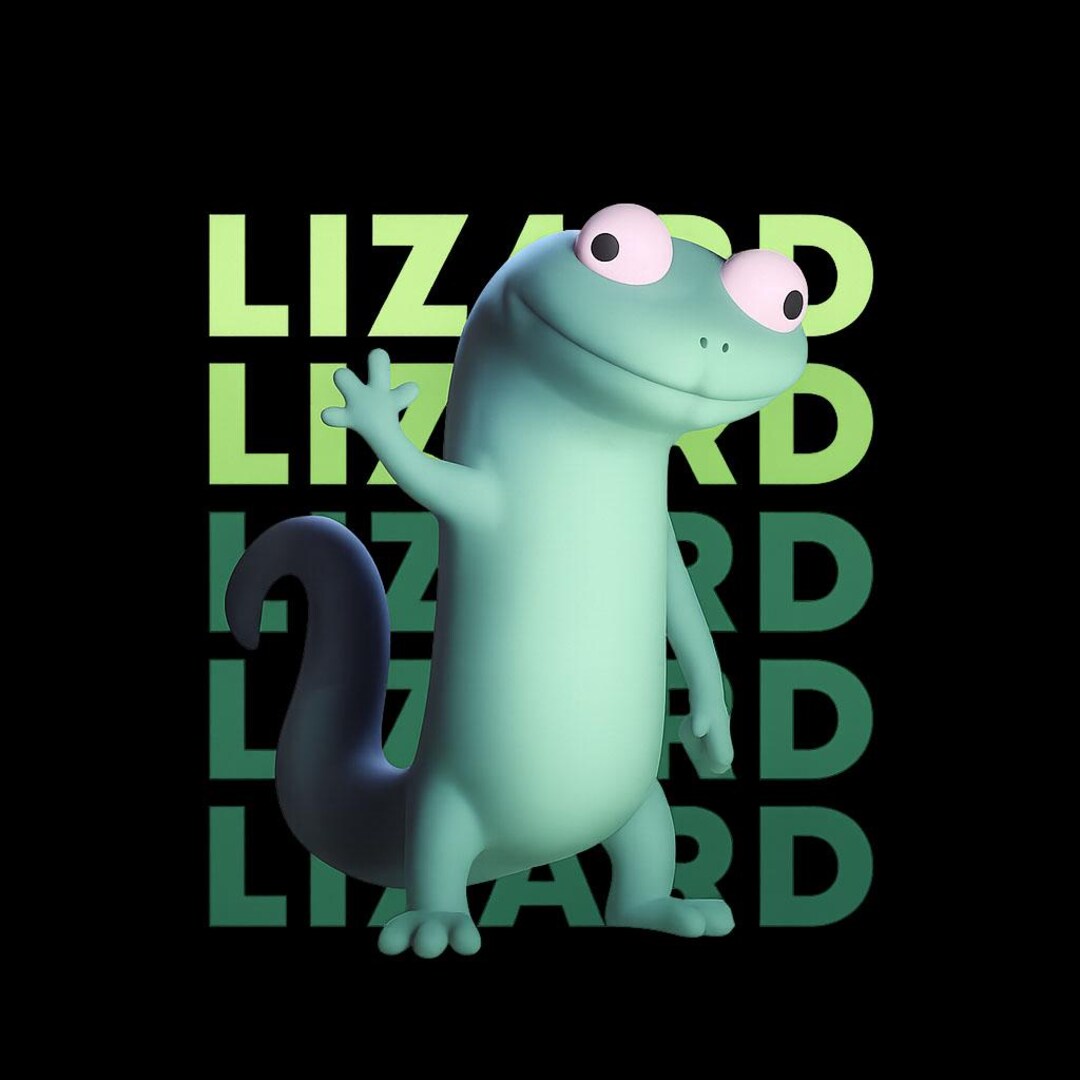Funny Weirdcore Lizard Meme PNG – Cute Quirky Animal Art for Women Men ...