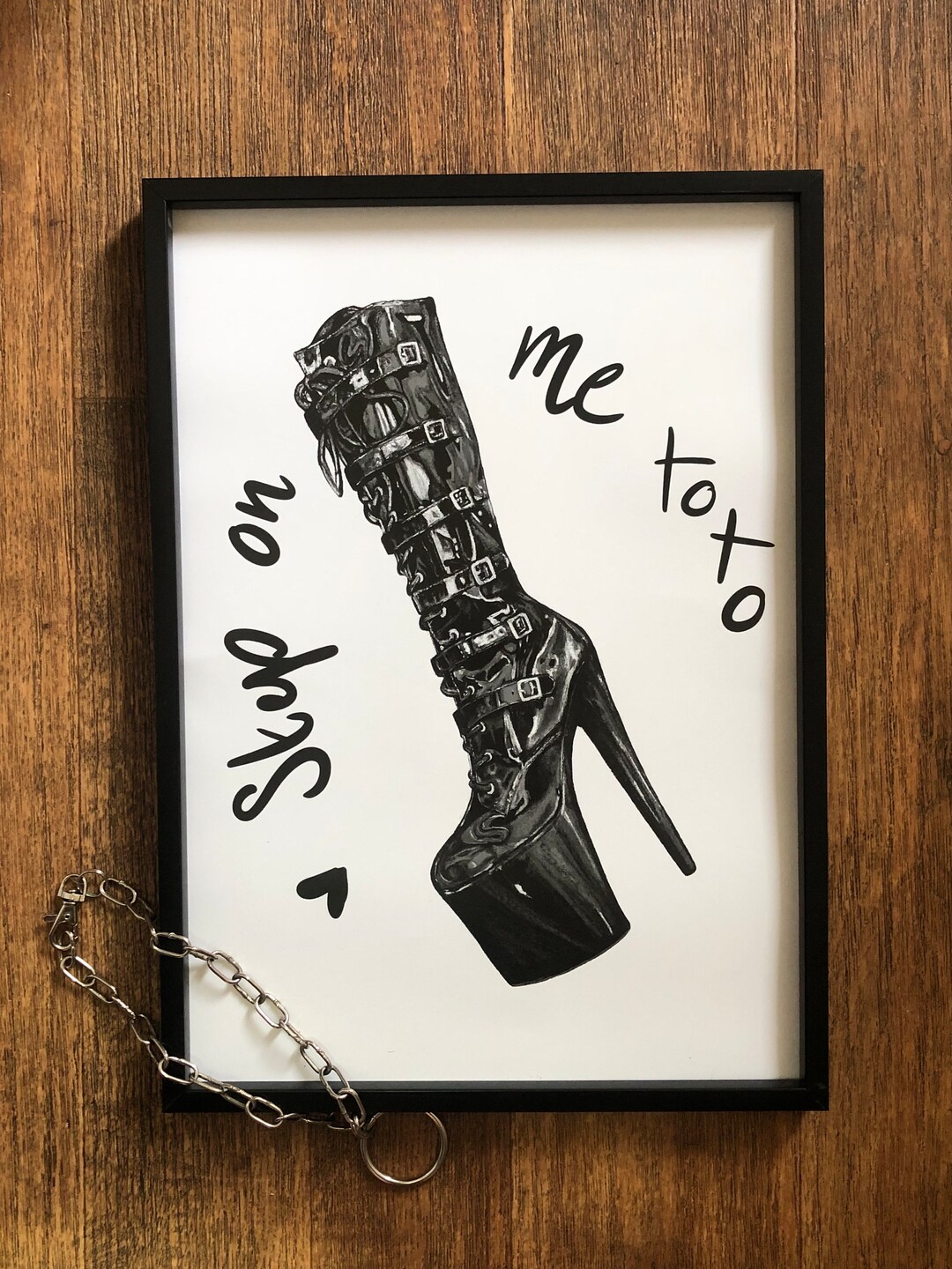 Pleaser - Erotic BDSM Fetish Illustration Print - Etsy