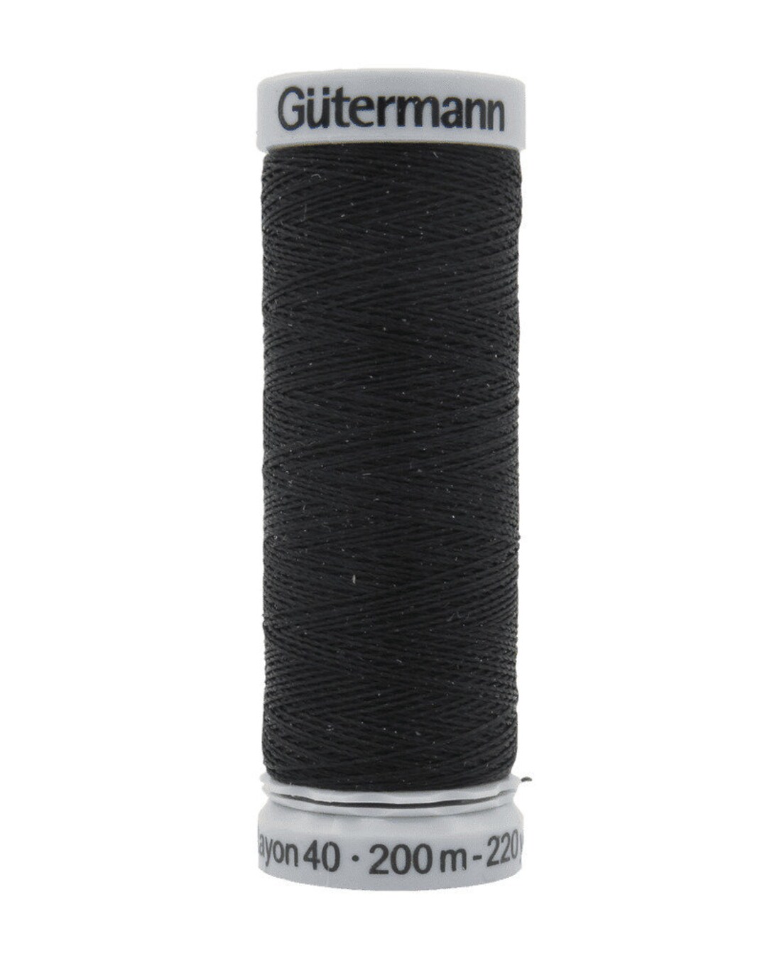 Gutermann BLACK Bobbin Thread for MACHINE EMBROIDERY. 100% Polyester ...