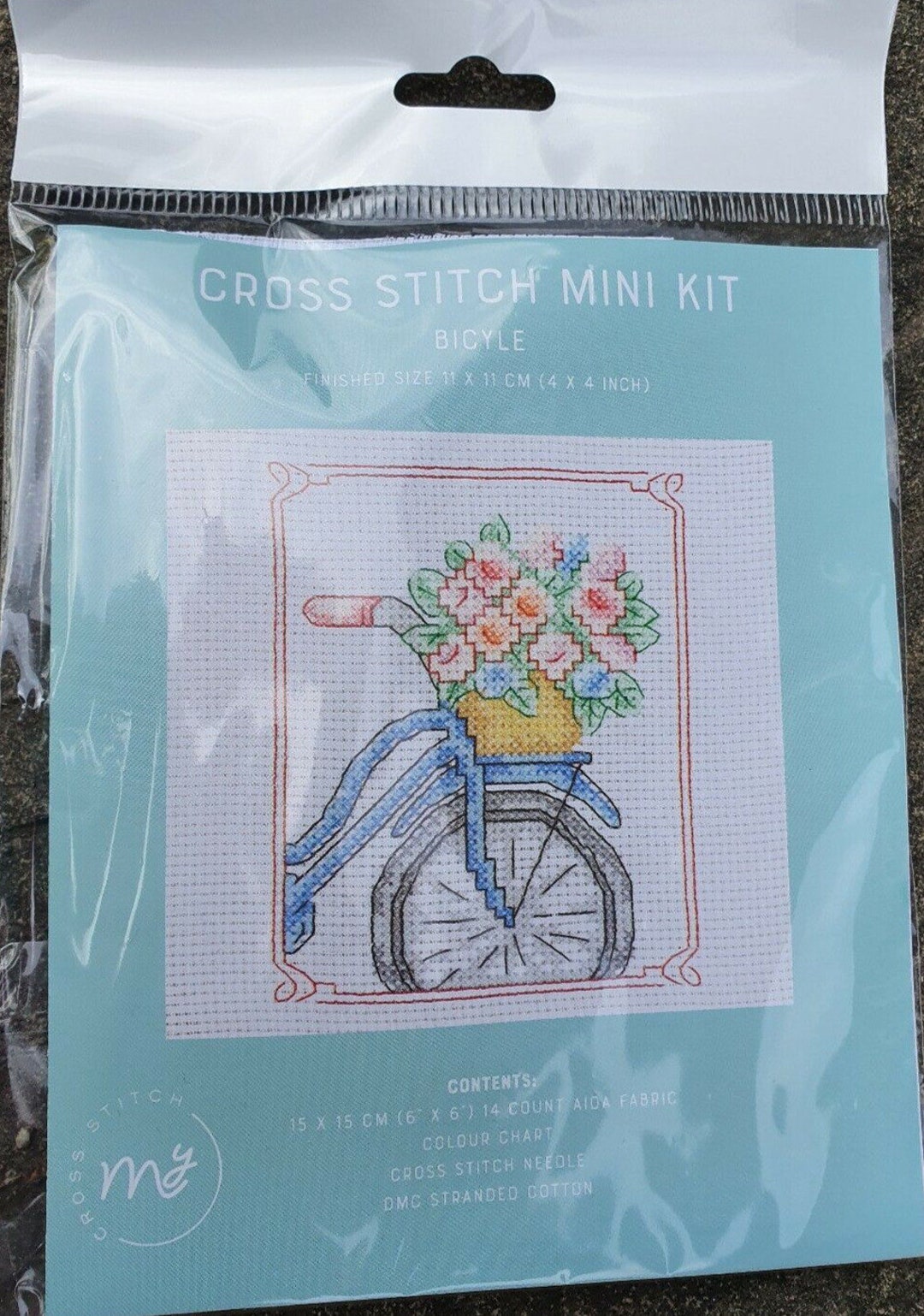 DMC Cross Stitch Mini Kit: BICYCLE Needlepoint Lovely Gift MCS12 - Etsy