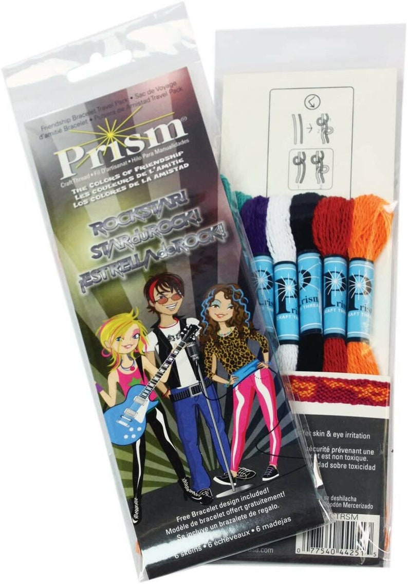 DMC Prism Friendship Bracelet Kit Great Gift Craft Children Choose From ...