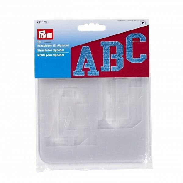Alphabet Stencils transparent Patchwork Quilting Craft Prym 611143 Free ...