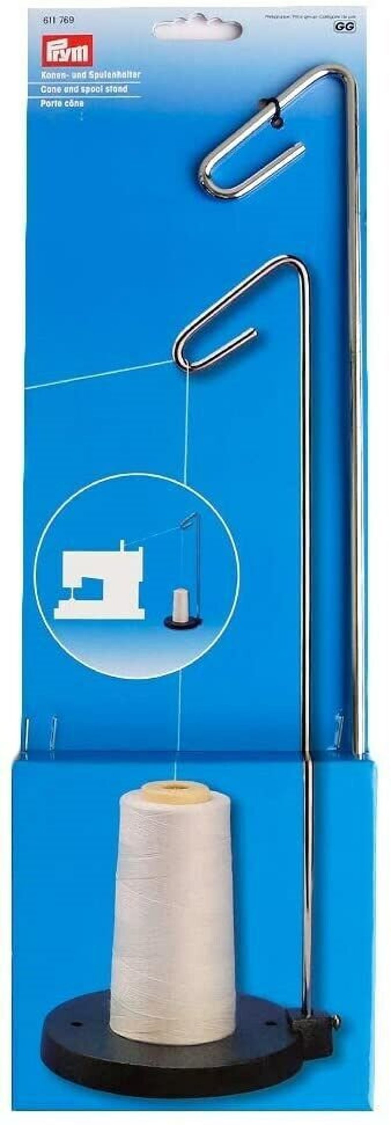 Cone and Spool Stand, Cast Iron Base Sewing & Embroidery Machines Prym ...