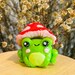 Cute Mushroom Frog Worry Warts Pet Goblincore Decoration Handmade ...