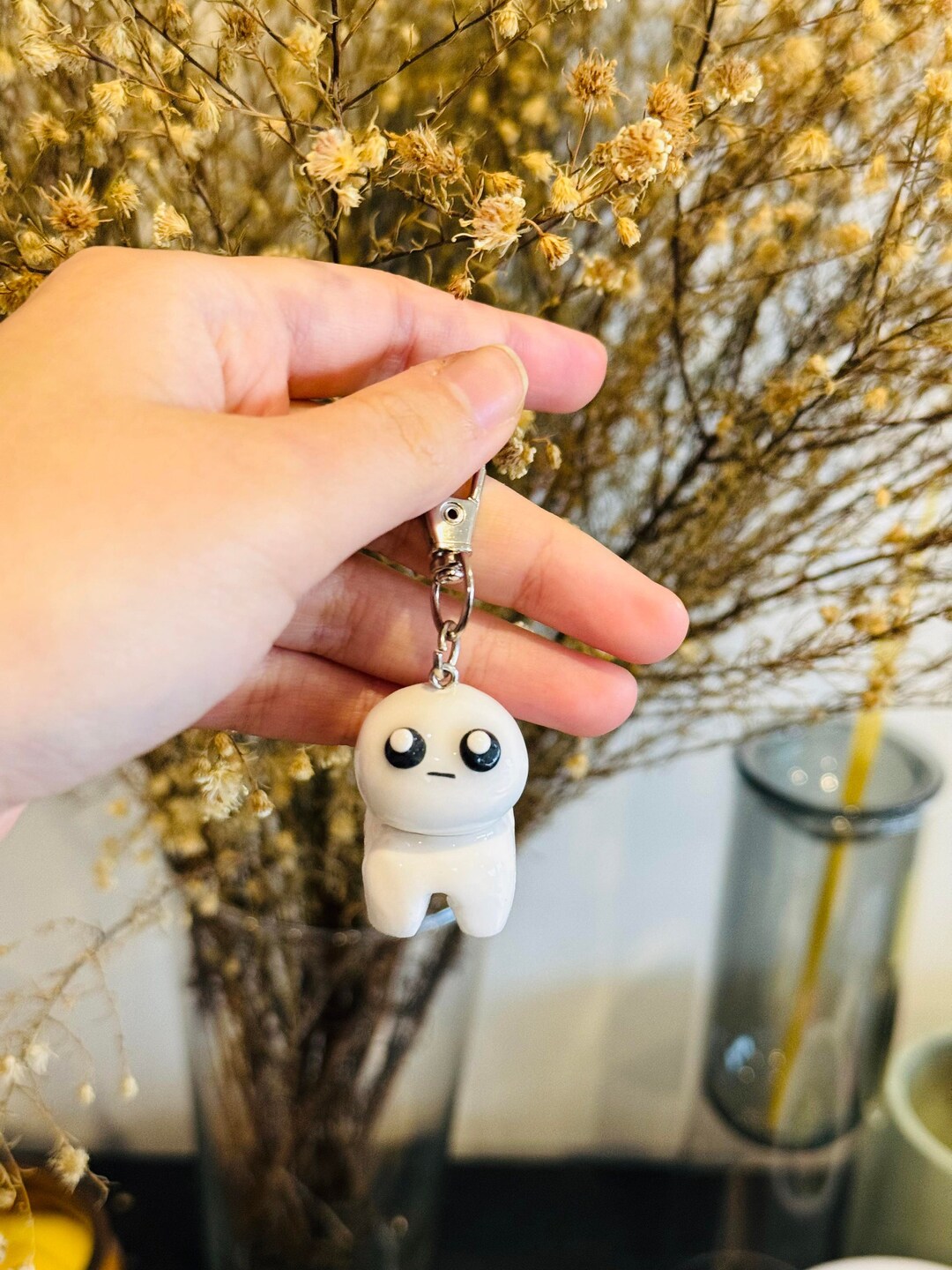 Handmade Miniature Yippee TBH Creature Clay Keychain Polymer Clay ...