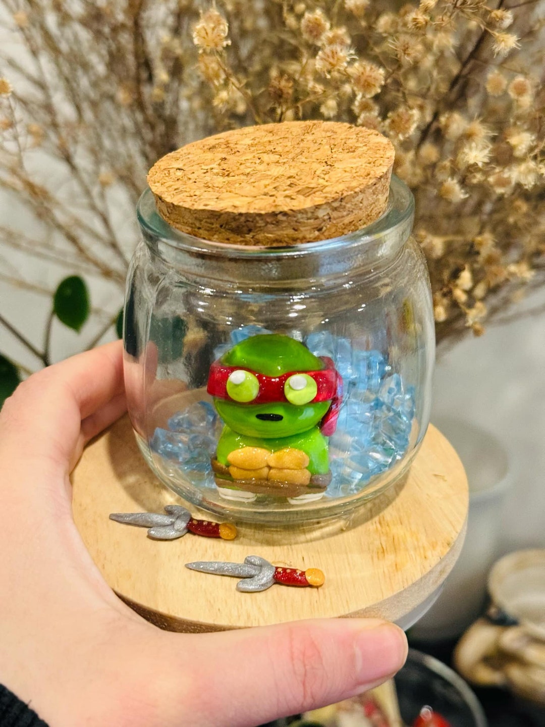 Adopt a Raph From Teenage Mutant Ninja Turtles in a Jar Clay Figurine ...