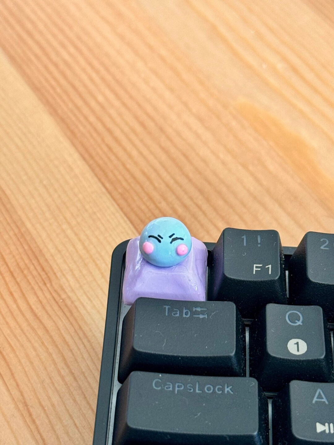 Blue Slime Artisan Keycap Anime Keycap Artisan Keycaps Handmade Cute ...