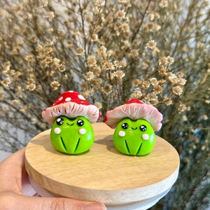 Adopt a Mushroom Frog Worry Warts Pet Goblincore Decoration Handmade ...