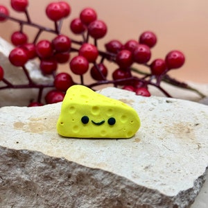 Adopt a Pet Cheese Handmade Miniature Figurine Polymer Clay Sculpture ...