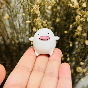 Cute Warawara Spirits Desk Pets Polymer Clay Figurine Worry Warts ...