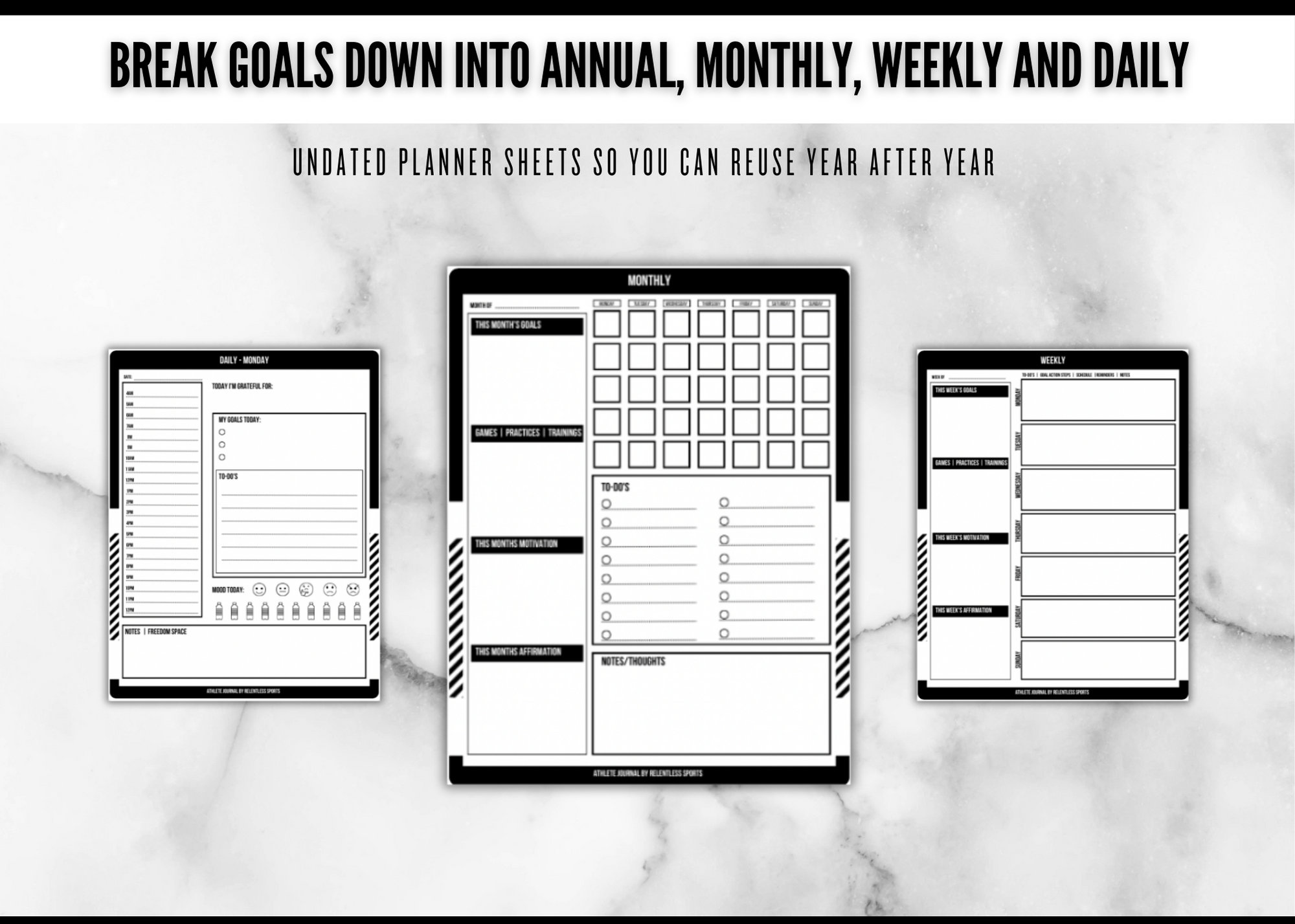 Sports Journal Guidebook Journal Template Printable Journal Reflection ...